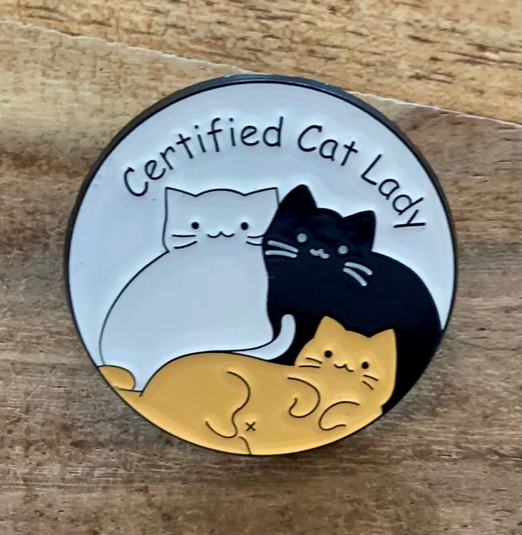 Pin Certified Cat Lady | Kaufen auf Ricardo