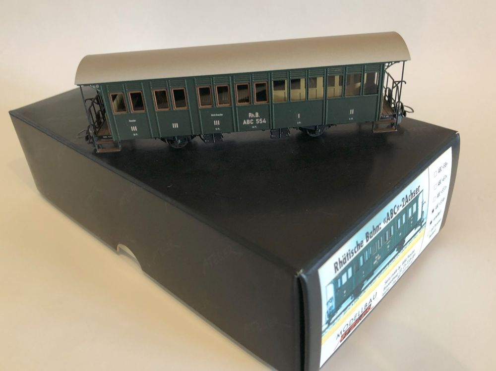 MBA Pirovino RhB ABC 554 2-achser Messingmodell (Neu und ...