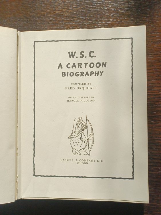 Churchill, A Cartoon Biography, Fred Urquart, 1st Edition (Gebraucht ...