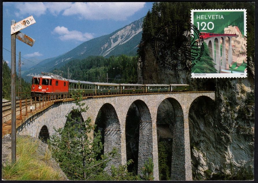 MK Vintage CH Sehenswürdigkeiten - Landwasserviadukt (Neu (gemäss Beschreibung)) in Dottikon für ...