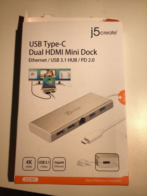 USB-C Type-C Docking j5 create 4K HDMI | Kaufen auf Ricardo