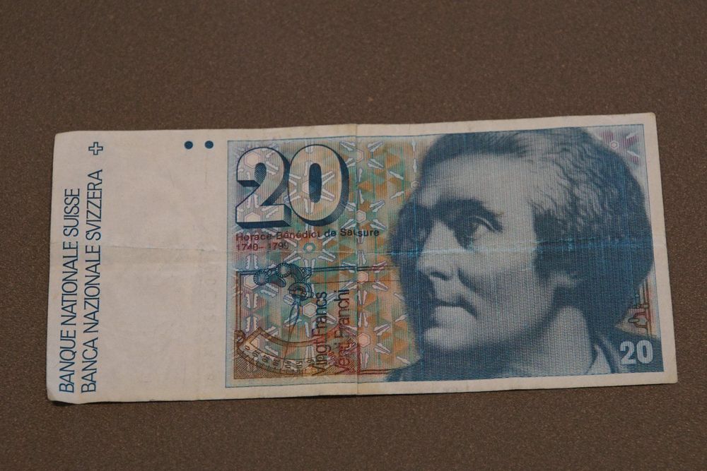 20 CHF (alte Schweizer Banknote) (Gebraucht) in Münchwilen TG für CHF ...