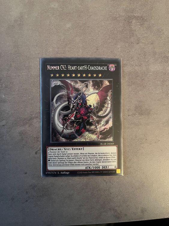 Nummer C92: Heart-EartH-Chaosdrache (BLAR-DE069) Secret Rare (Gebraucht ...