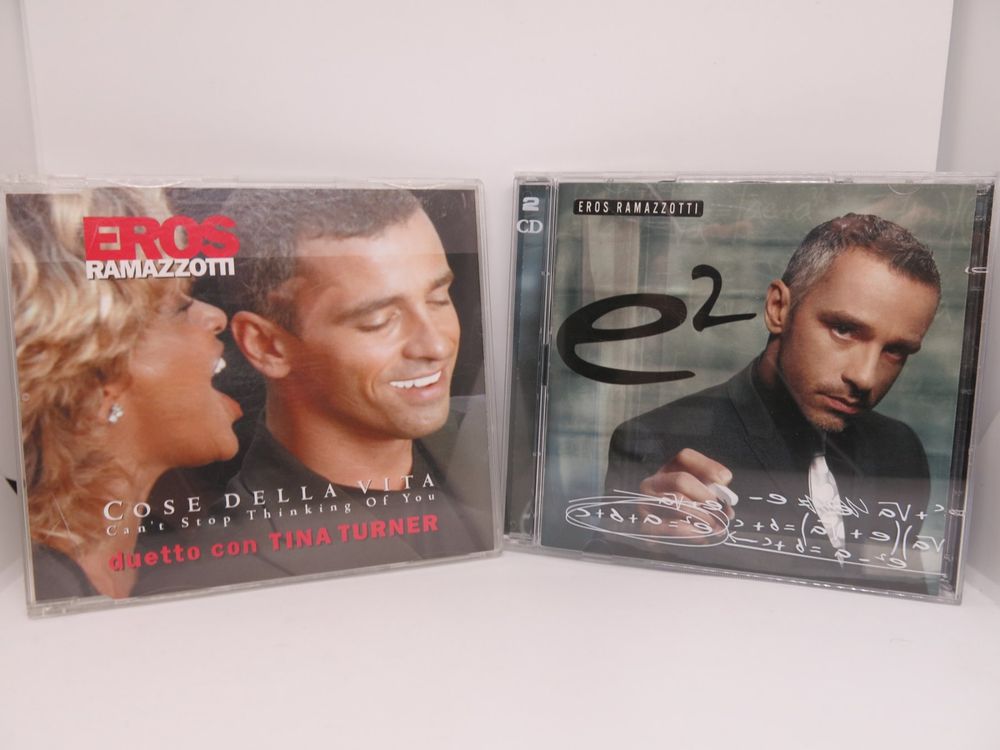 Doppel-CD und Maxi: Eros Ramazzotti E2 + Tina Turner Single | Kaufen ...