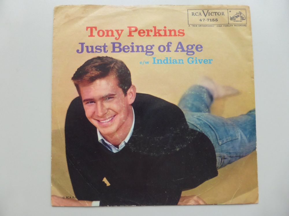 Vinyl Single, Tony Perkins, Schallplatte (Neu und originalverpackt) in ...