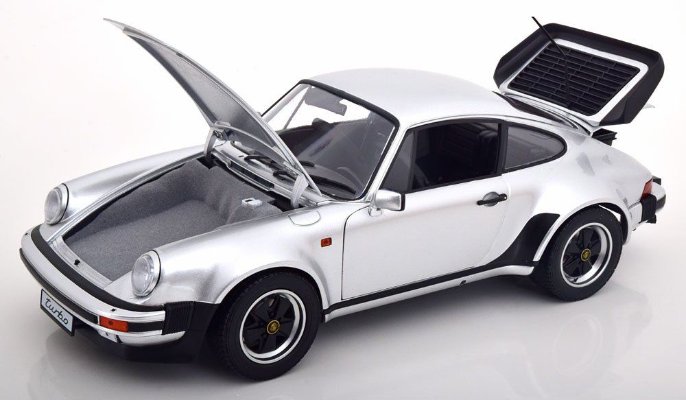 PORSCHE 911 930 TURBO 1977 SILBER 1:12 SCHUCO (Neu und originalverpackt ...