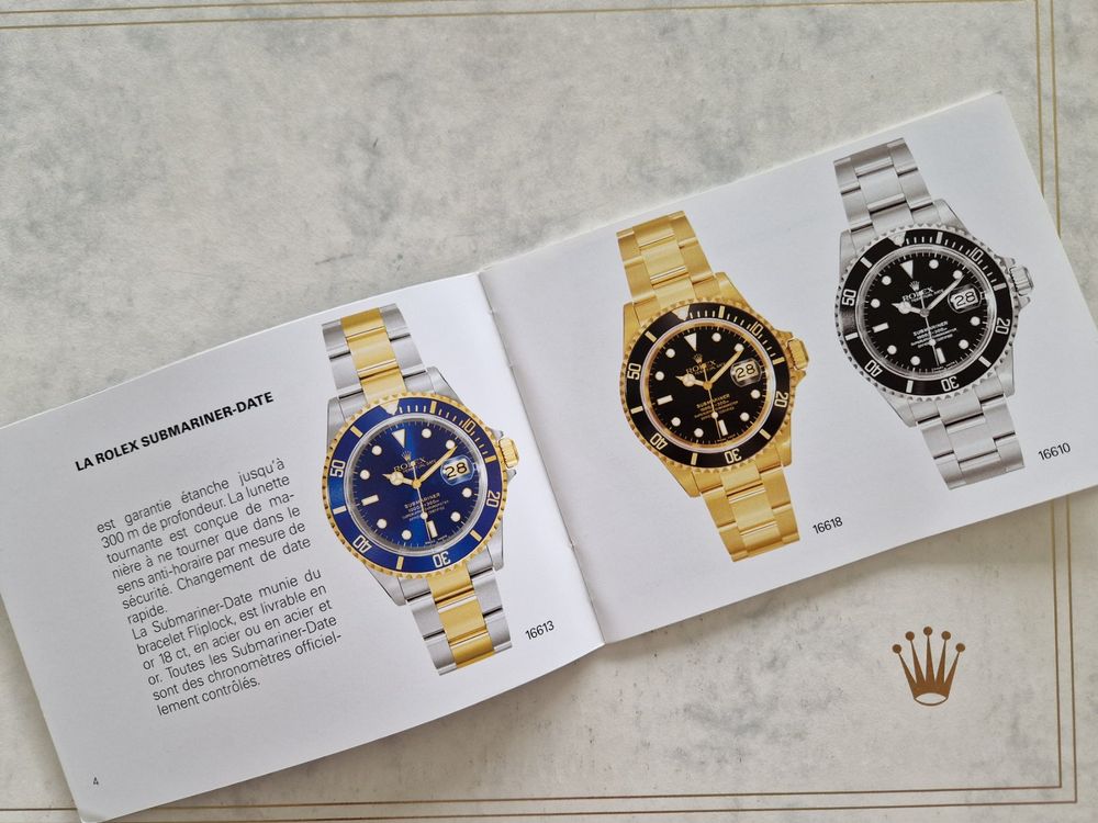 Rolex Booklet Submariner 2005 FR | Kaufen auf Ricardo