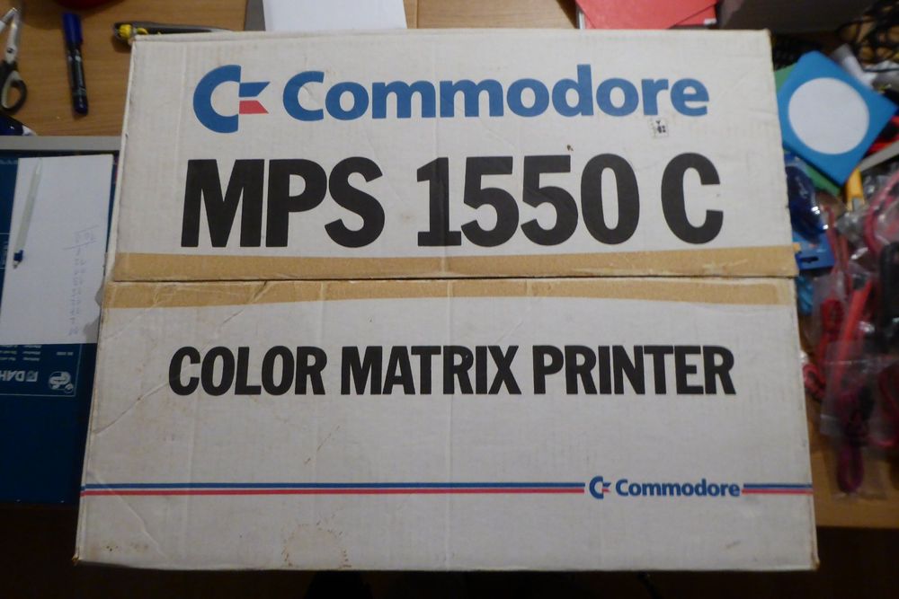 Commodore Amiga Drucker Color Matrix Printer MPS 1550 C (Defekt) in ...