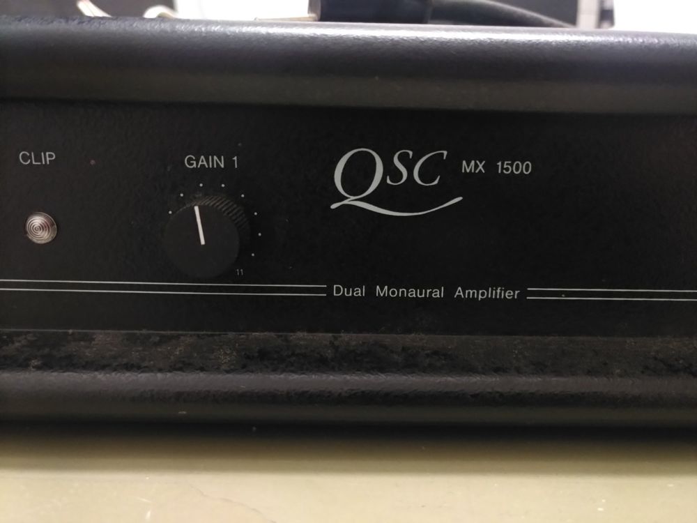 QSC MX 1500 Watt Endstufe (Defekt) in Münchenbuchsee für CHF 97 – nur ...