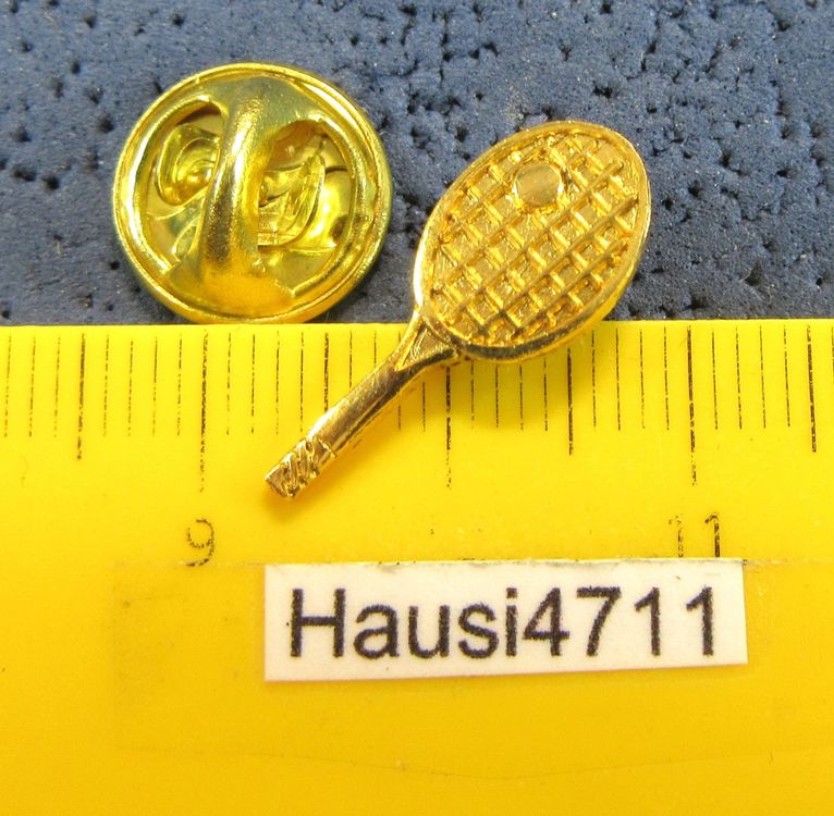 TENNIS RACKET GOLDIG SCHMUCK-PIN KLEIN | Kaufen auf Ricardo