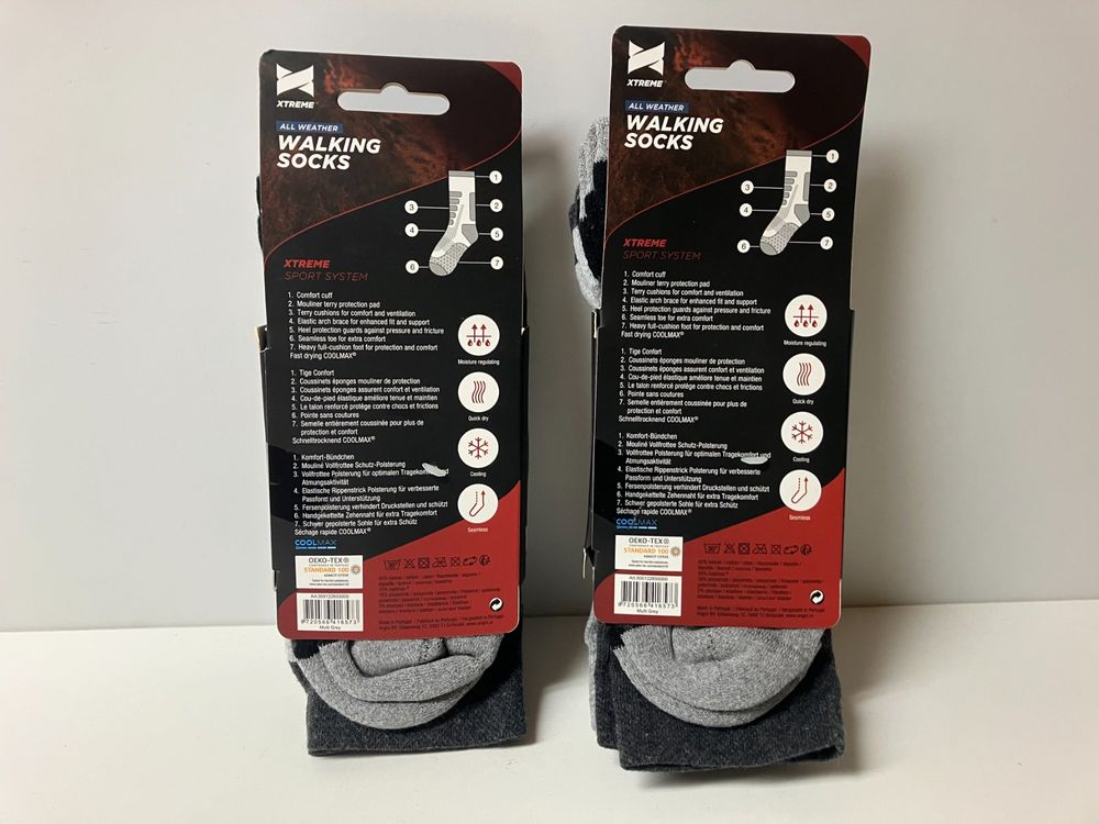 2x 2Paar Xtrem Walking Socks Gr. 45-47 NEU ab 1.- (Neu und ...