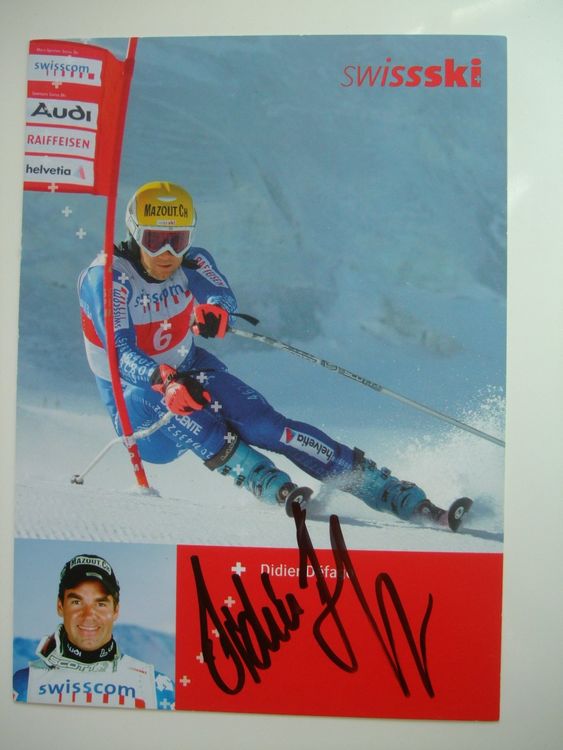 DIDIER DÈFAGO (CH) SKISTAR HANDSIGNIERT TOP AK (Gebraucht) in Schachen b. Reute für CHF 13 – mit ...