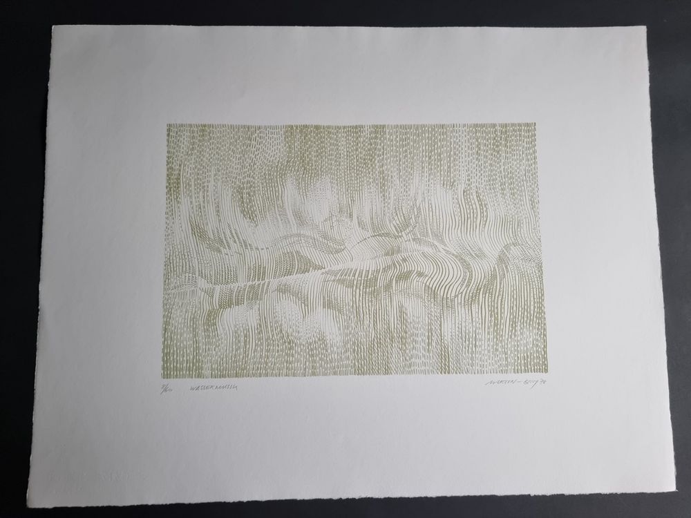 MARTIN GUY LITHOGRAPHIE SIGNIERT NUMMERIERT (WASSERMUSIK) (Gebraucht) in Gersau für CHF 43 – mit ...