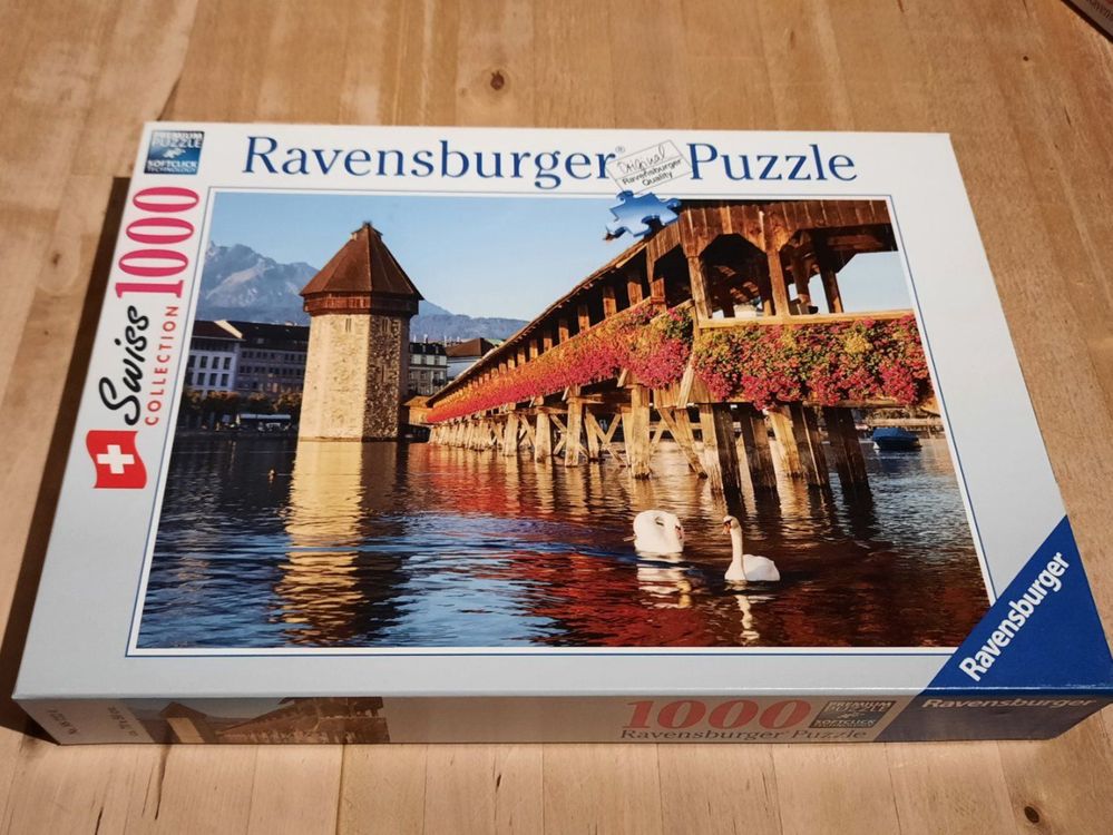 Ravensburger Puzzle 1000 Teile "Luzern Kapellbrücke" | Kaufen auf Ricardo