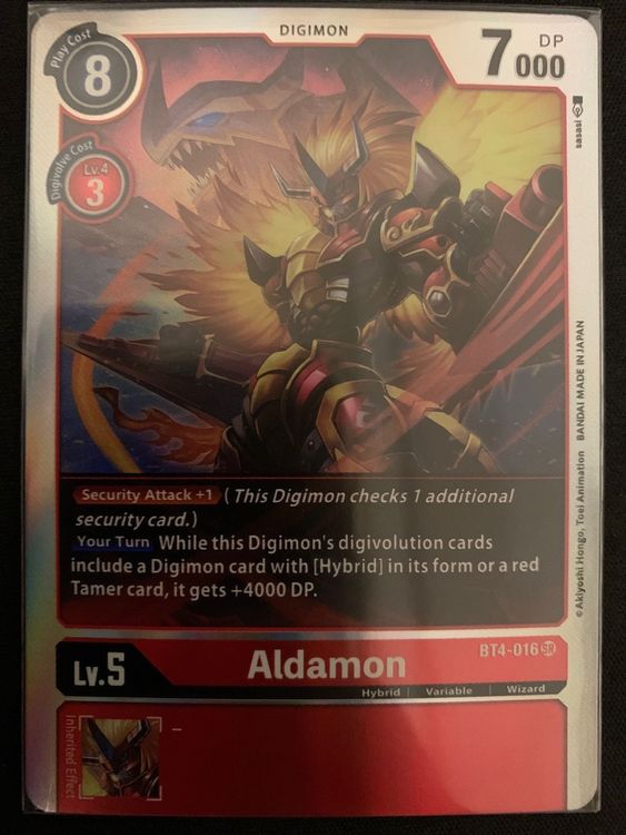Digimon TCG Aldamon BT4-016 (Neu (gemäss Beschreibung)) in Opfikon für ...