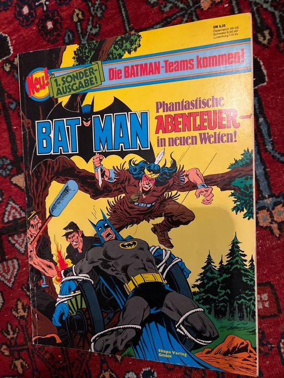 Batman 1. Sonderausgabe von 1981 Ehapa Verlag Original Kult (Gebraucht ...