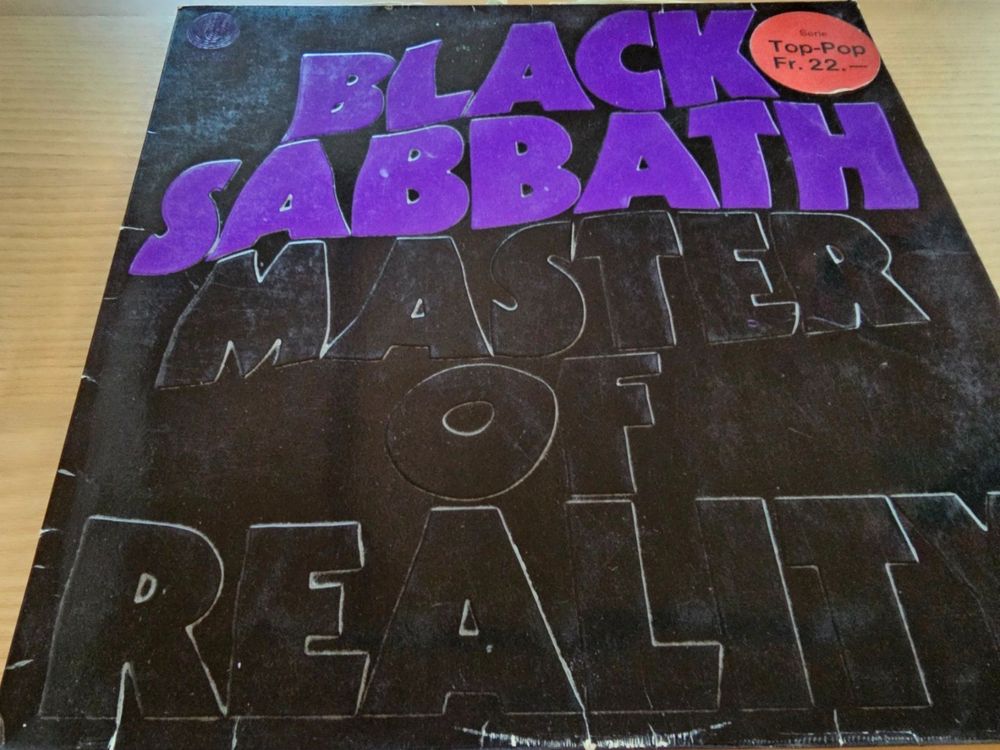 LP BLACK SABBATH, MASTER OF REALITY | Kaufen auf Ricardo