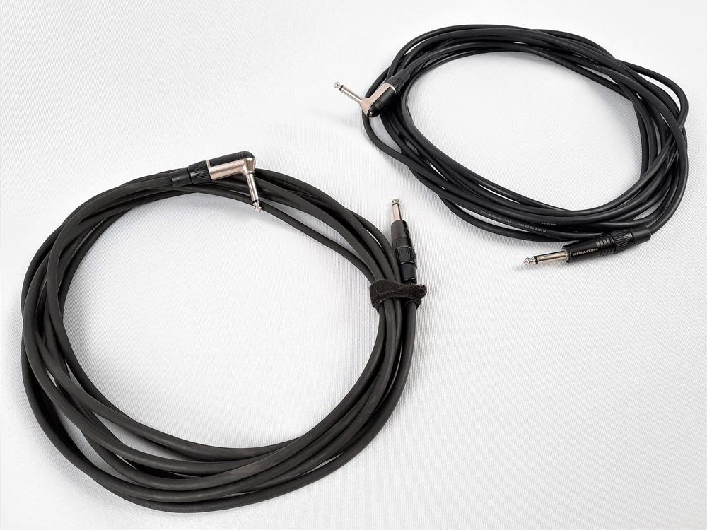 NEUTRIK Swissflex Gitarrenkabelset 6m, schwarz | Kaufen auf Ricardo