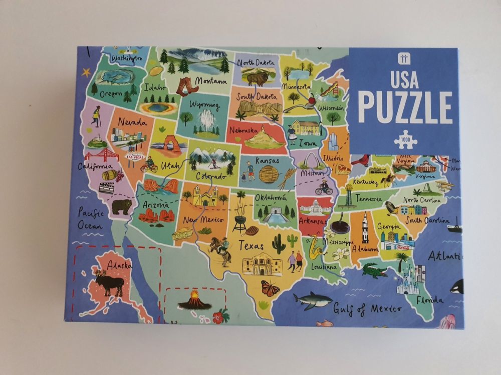 Talking Tables USA Map Puzzle 1000 (Gebraucht) in Cama für CHF 15 – mit ...