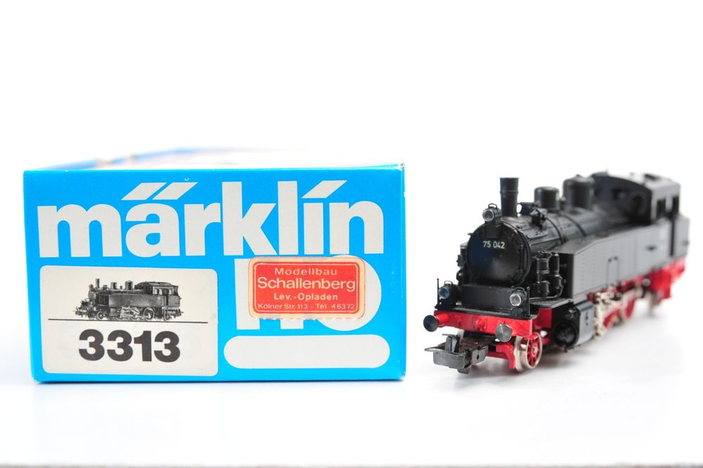 Märklin 3313 DB BR 75 Personen-Tenderlokomotive mit OVP (Gebraucht) in ...