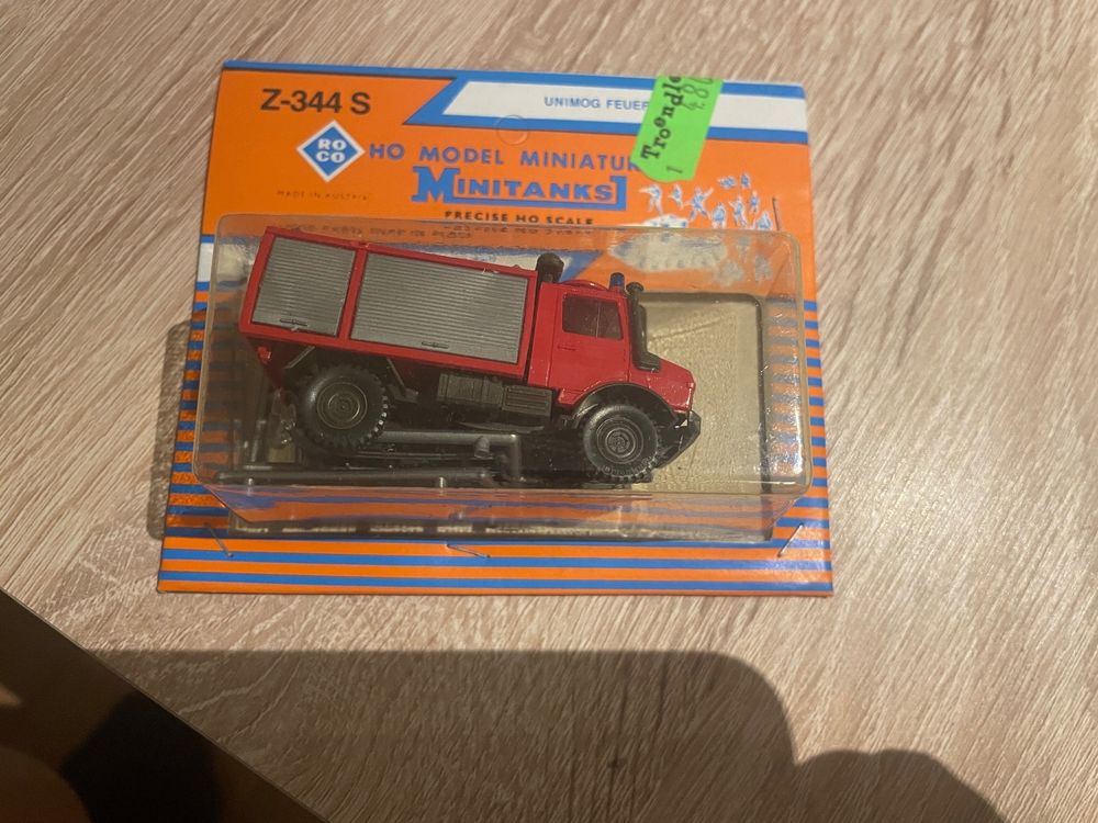 H0 Roco UNIMOG Feuerwehr Minitanks Z-344 S | Kaufen auf Ricardo