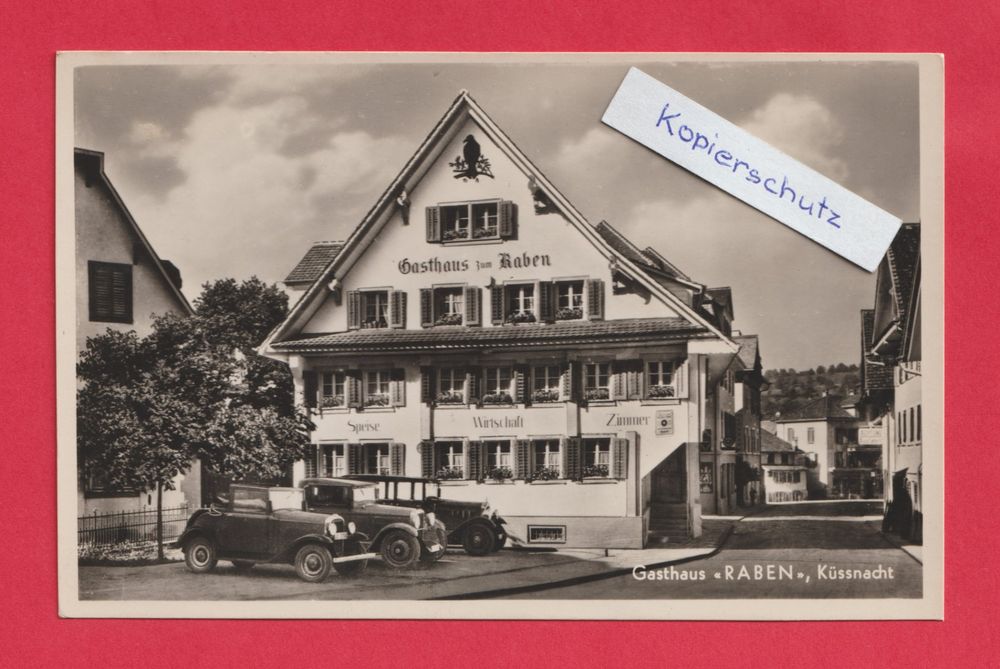 Küssnacht Am Rigi Sz Chüsnacht Foto Ak V Gasthaus Raben Kaufen