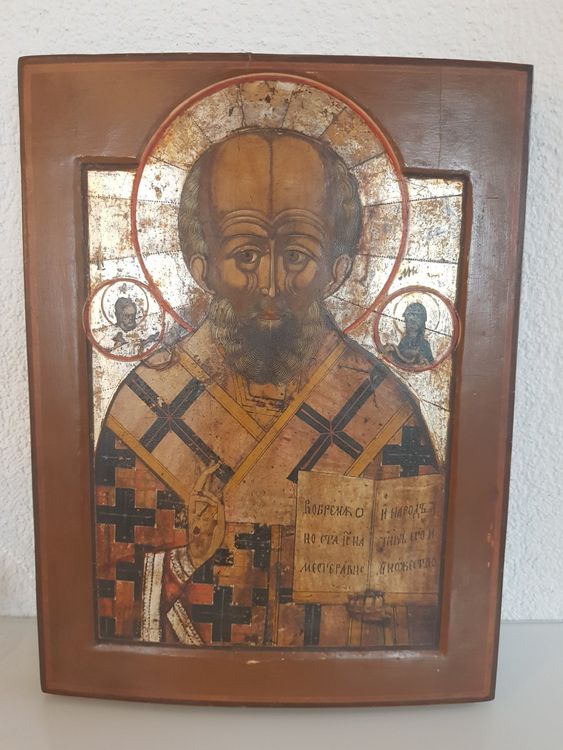 Ikone hl. Niklaus (Gebraucht) in Stallikon für CHF 91 – mit Lieferung auf Ricardo kaufen