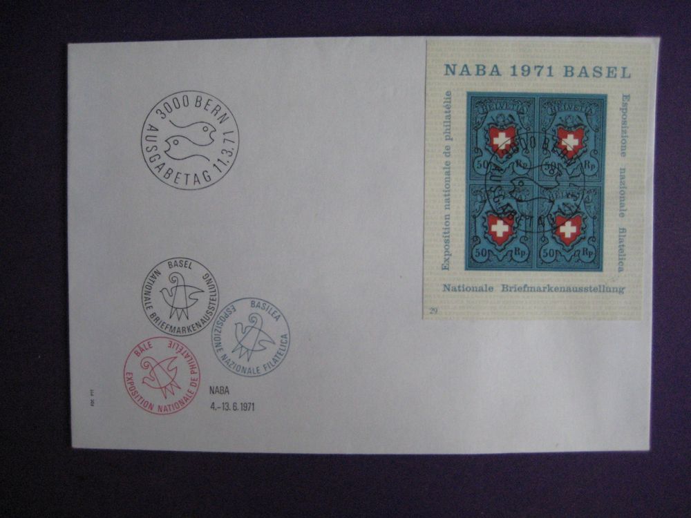 ABART - NABA BASEL 1971 ETstempel 11.3.71 | Kaufen auf Ricardo