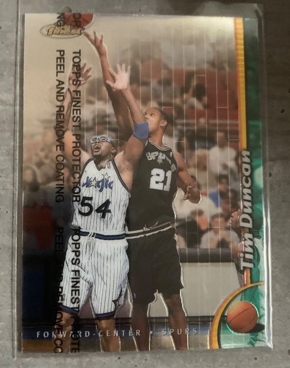 NBA Tim Duncan Finest 98/99 Card (Neu (gemäss Beschreibung)) in Muttenz ...