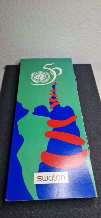 1995 SWATCH Vintage Special Chrono United Nations 50th (Neu und ...
