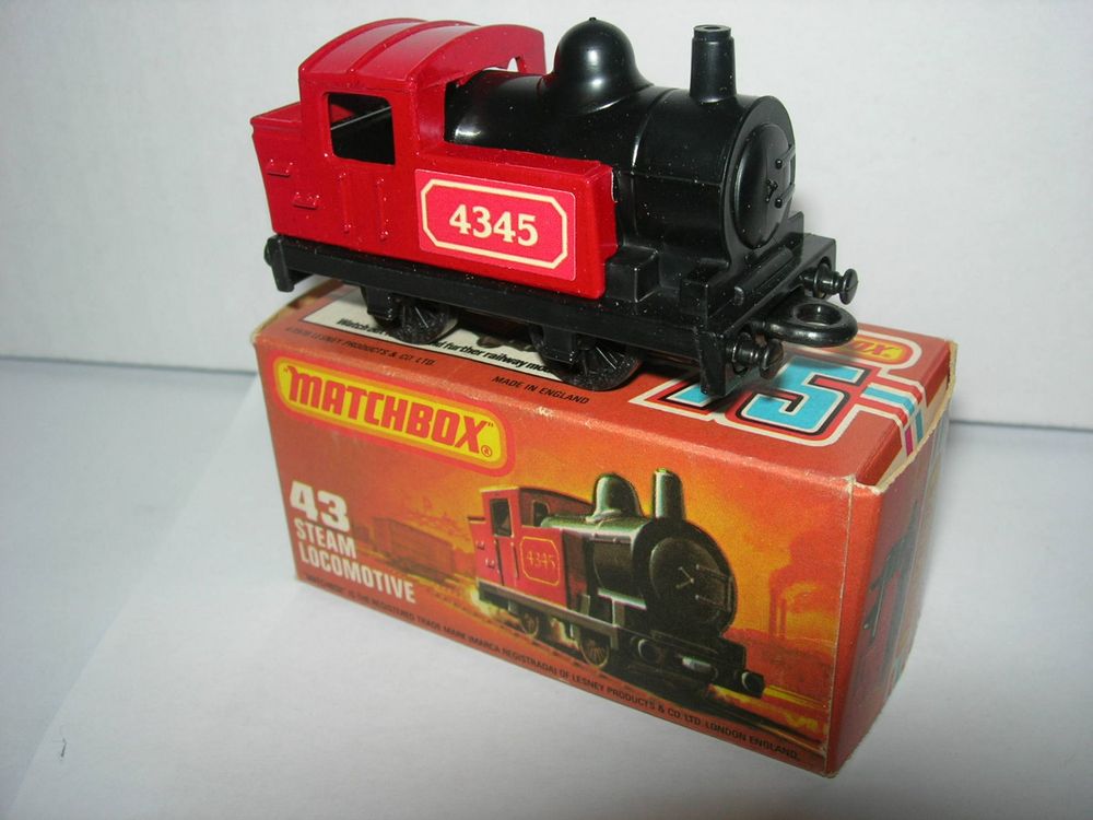 Matchbox 43 STEAM LOCOMOTIVE 43 ° Made in England 1978 (Neu (gemäss ...