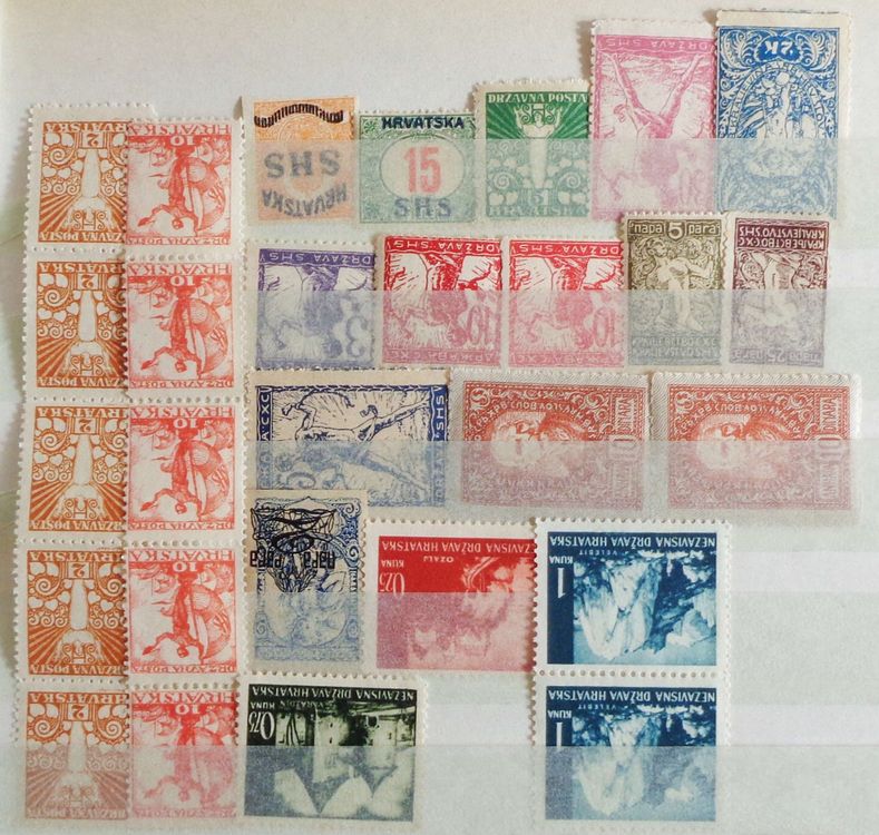 JUGOSLAVIJA + HRVATSKA: Ungebrauchte Marken */(*), 3 Fotos (Neu (gemäss Beschreibung)) in Zürich ...