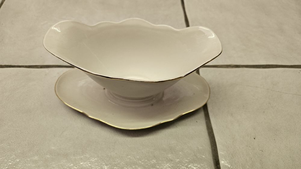 Salsiera Bavaria in porcellana bianca e oro (Gebraucht) in Melano für ...