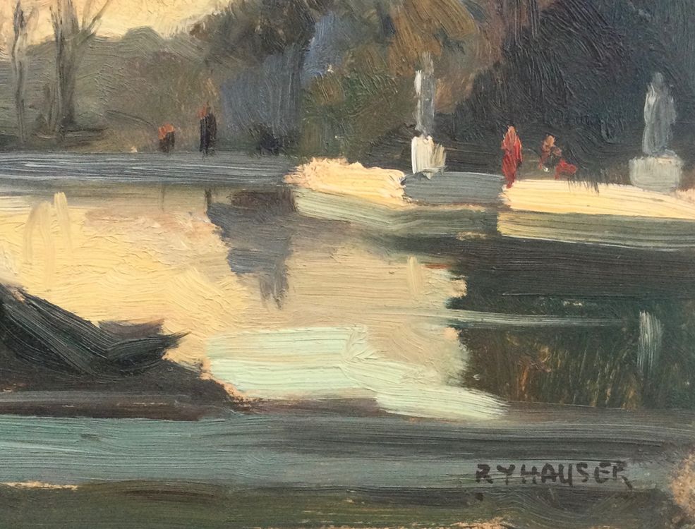 Renée Yolande HAUSER (1919-2008) Landschaft Gemälde Signiert | Kaufen ...