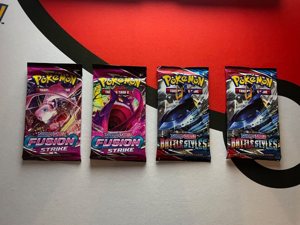 Pokémon - 4x Battle Styles + Fusion Strike Booster Packs | Kaufen auf ...