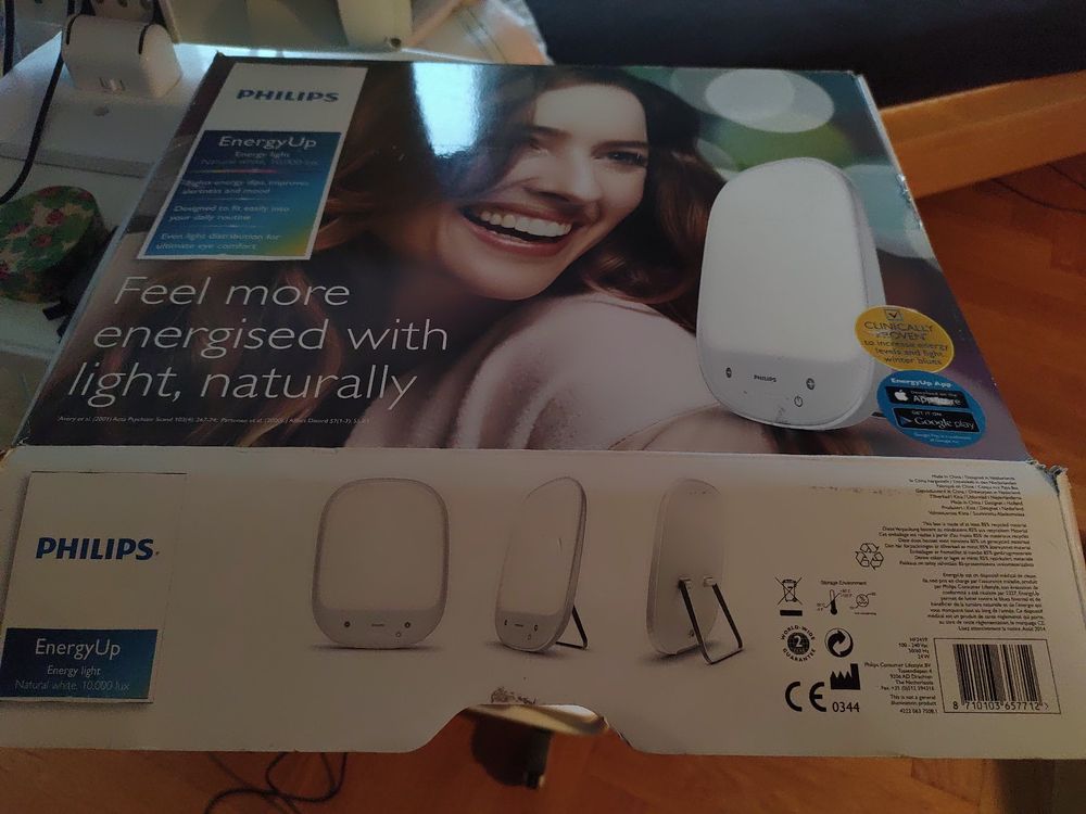 Philips EnergyUp Tageslichtlampe - EnergyLight 10.000 Lux (Neu und ...