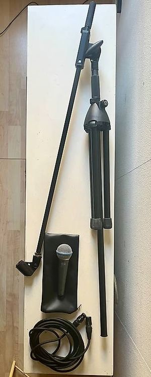 Mikrofon Shure BETA 58A inkl. Kabel und Mikrofonständer | Kaufen auf ...