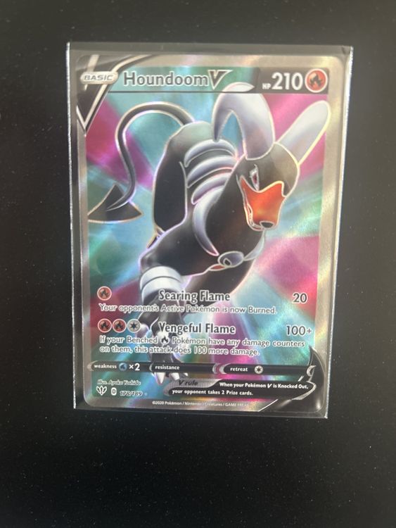 Carta Pokémon Houndoom V - Ottime condizioni, da collezione (Gebraucht ...