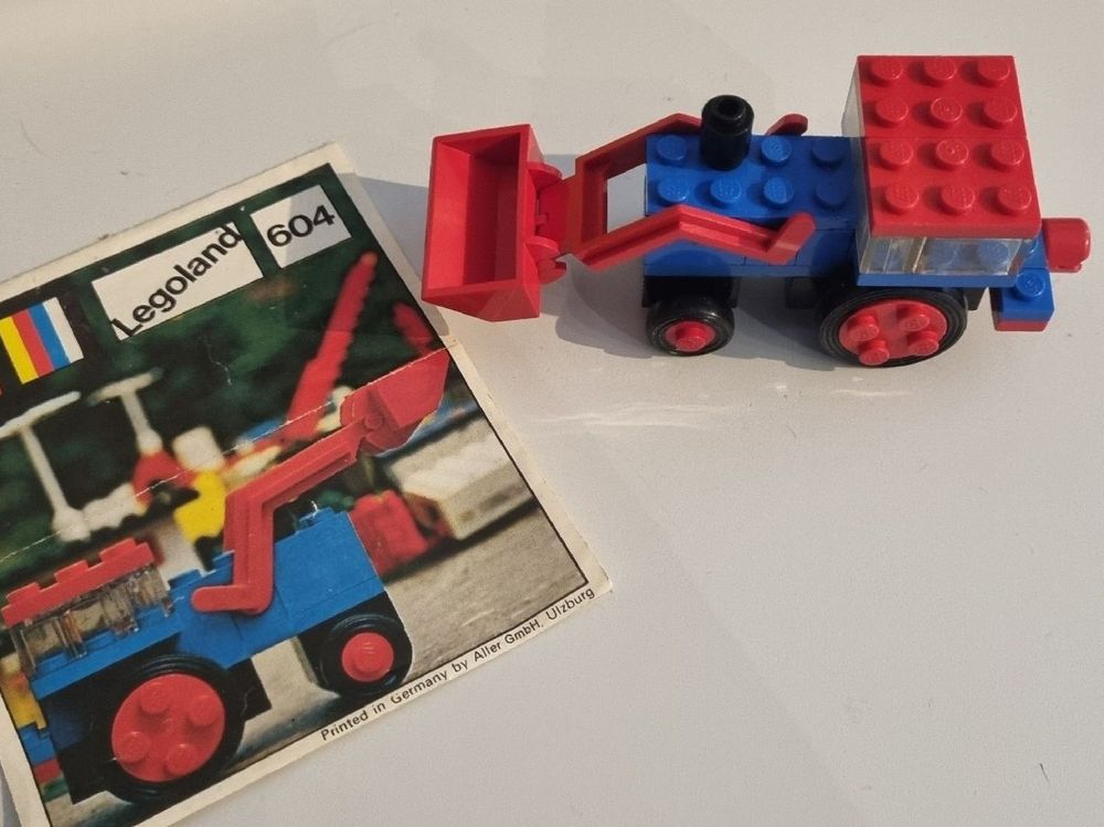 Altes Lego-Set N° 604 inkl. original Bauanleitung (rebrickt) (Gebraucht ...