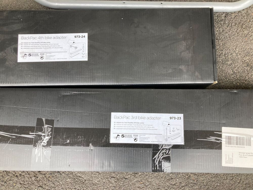 Thule BackPac 973 + Adapt. BackPac pour 2 vélos = 4 VELOS | Kaufen auf ...