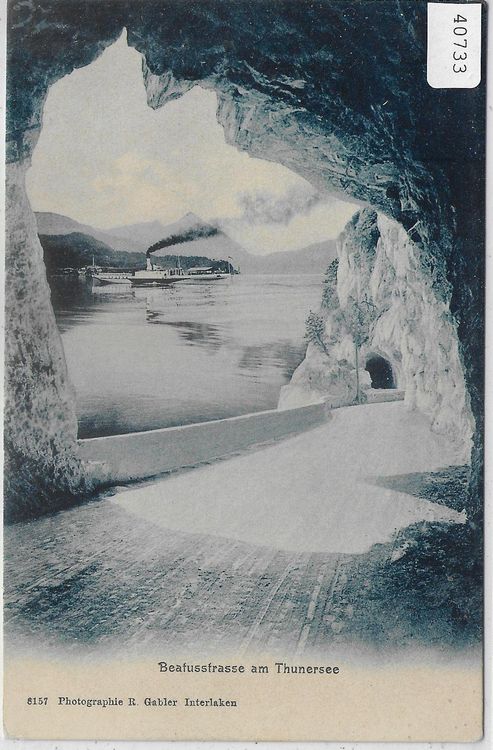 Beatusstrasse am Thunersee - Salon-Bateau Dampfer (Gebraucht) in Ettingen für CHF 2 – mit ...