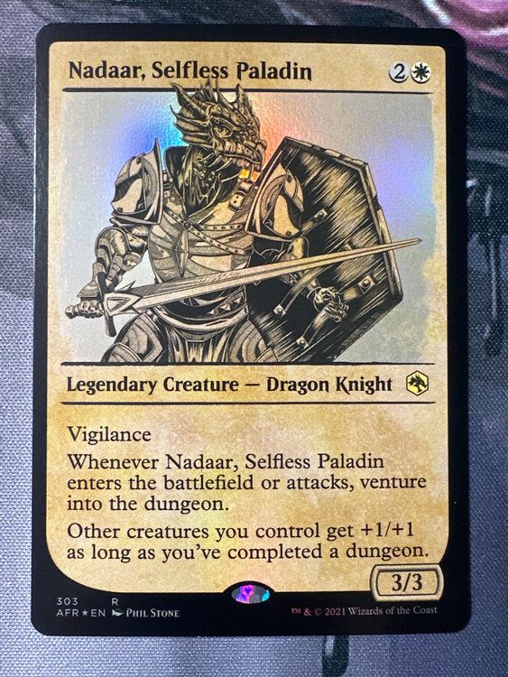 Nadaar, Selfless Paladin FOIL Variant 303 Boosterfrisch (Neu (gemäss ...