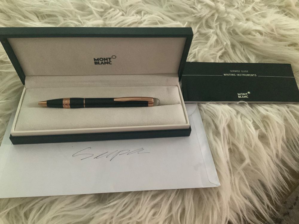 Montblanc Starwalker Red Gold Resin Line Kugelschreiber (Neu (gemäss ...