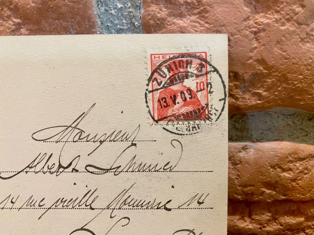 1909 Antike Ak LÖwe Am See Zürich Zürichsee Kaufen Auf Ricardo 