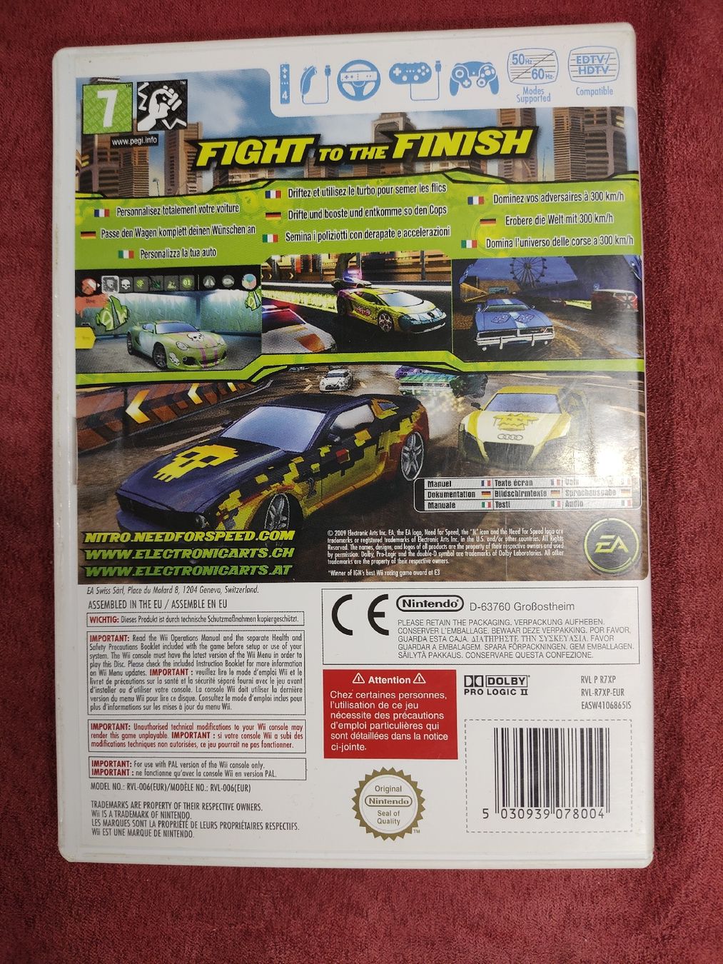 Need for Speed Nitro - Jeu Wii complet (D'occasion) à Fribourg pour CHF ...