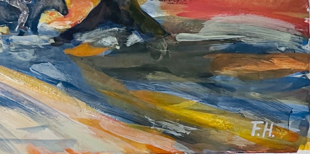 Fritz Hauser Gemälde Monogrammiert | Kaufen auf Ricardo