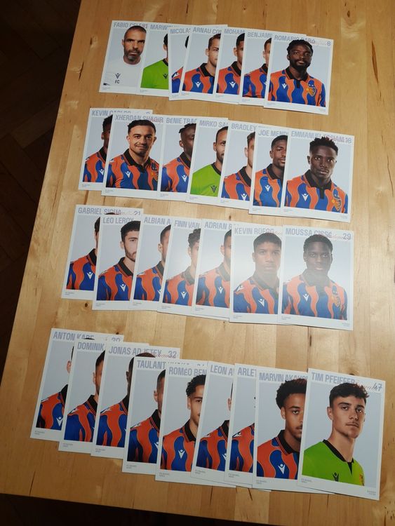 Fc basel autogrammkarten (Gebraucht) in binningen für CHF 10 – mit Lieferung auf Ricardo kaufen