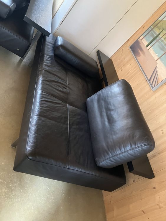 Rolf Benz Dono - Designklassiker - Echtleder Sofa Schwarz | Kaufen auf Ricardo