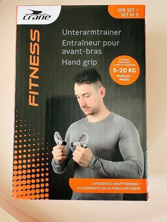 💪🏼 Hand Grip 2x Unterarmtrainer Crane 5-20kg Neuf (Neu und originalverpackt) in Misery für CHF 2 ...