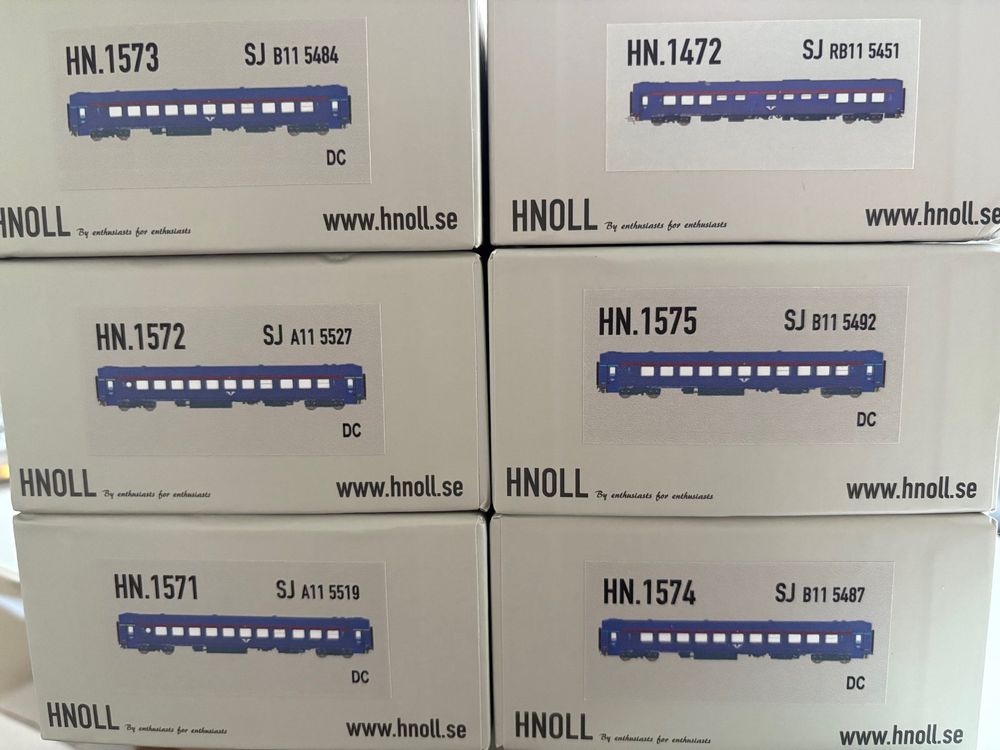 HNoll: SJ Blue X: Sechsteiliger Zug (2x A, 3x B, 1x WR) (Neu und ...